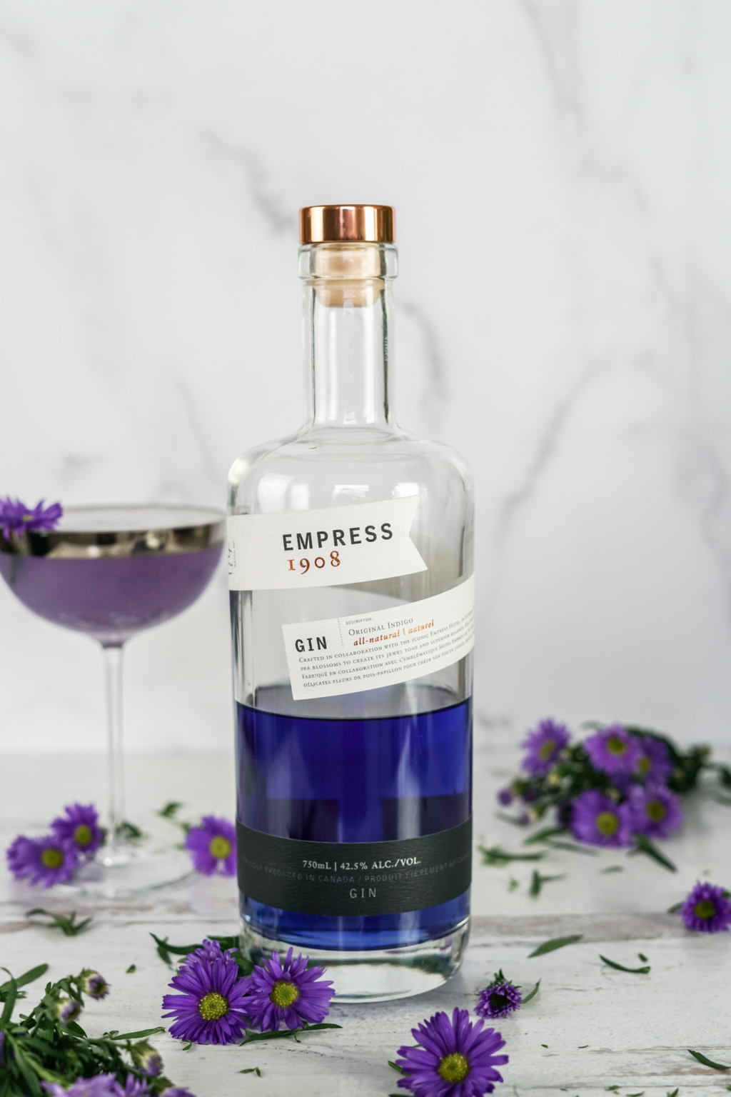 An Irresistable Empress 1908 Gin Cocktail - A Lily Love Affair